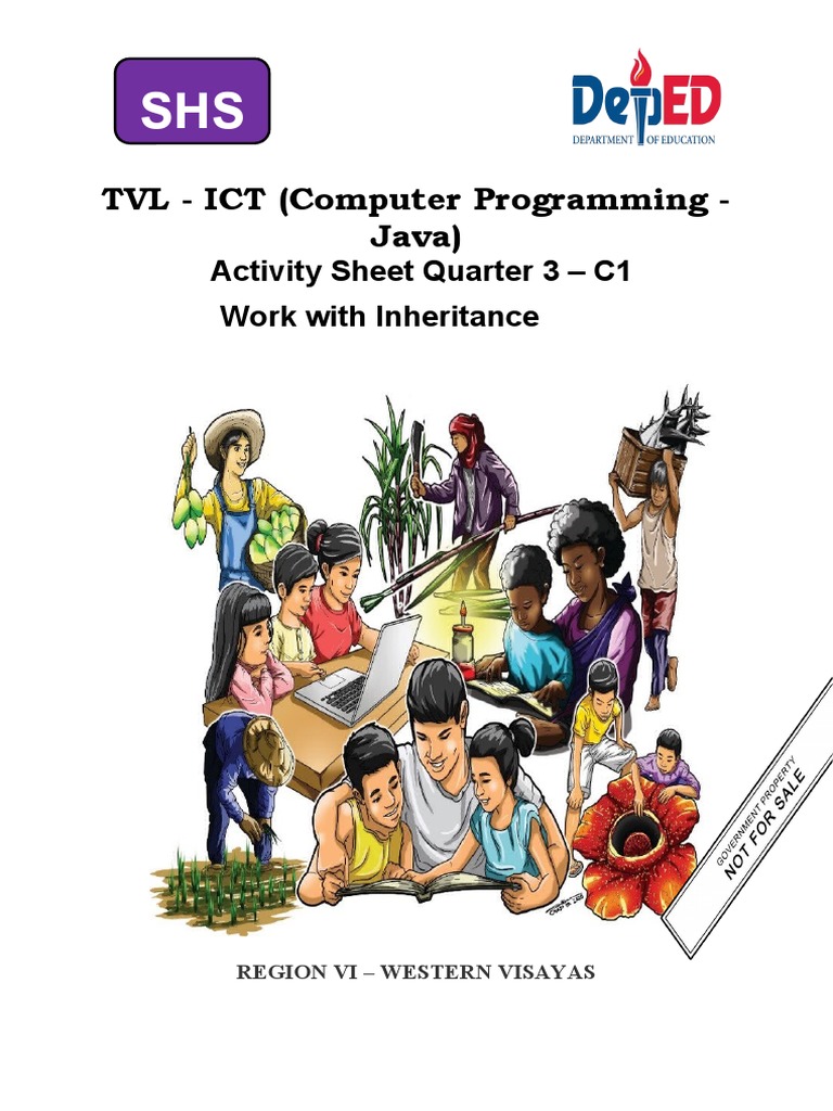 ICT Computer-Programming Java SHS Q3 LAS1 FINAL | PDF | Inheritance (Object Oriented Programming ...