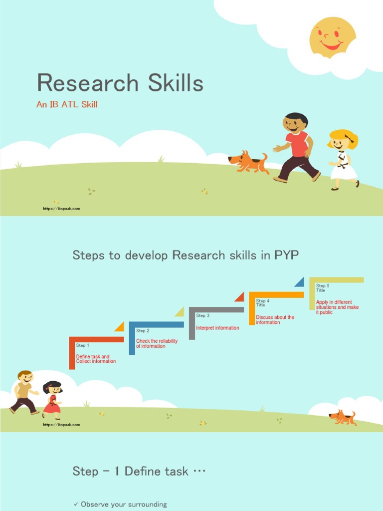 Research Skills For PYP | PDF | Information | Cognition