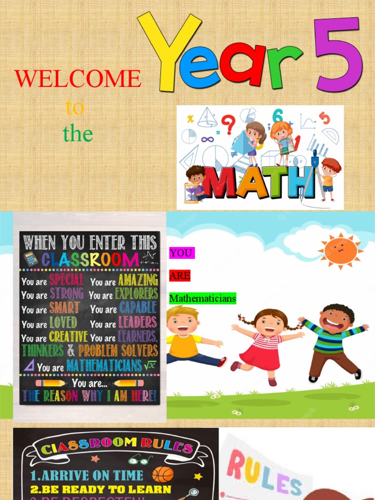 WELCOME To Y5 MATH CLASS | PDF