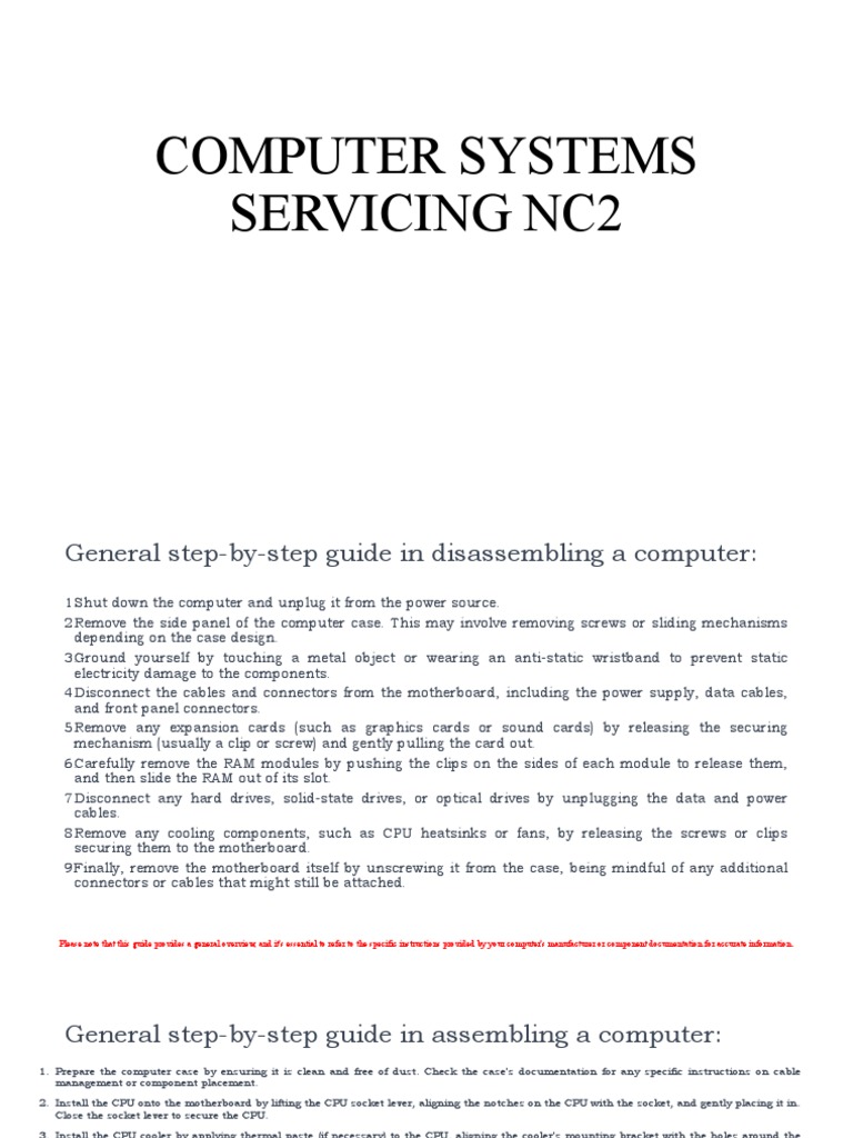 Computer Systems Servicing NC2 | PDF | Electrical Connector ...
