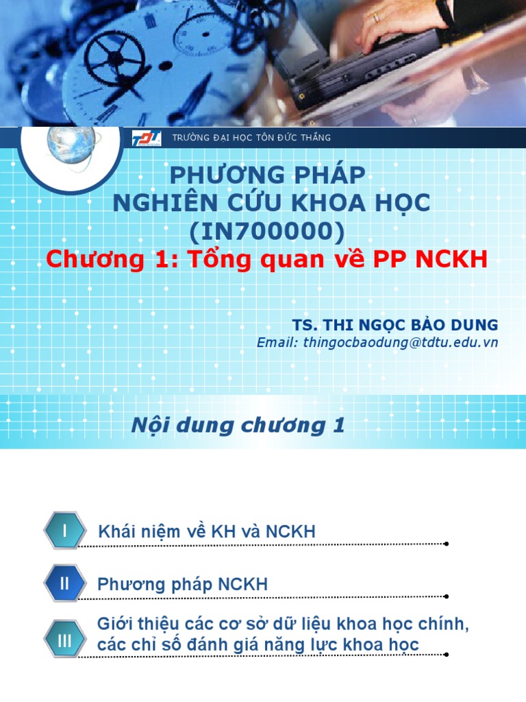 Chuong 1 - PP NCKH - In700000 - D y Bu I 2 | PDF