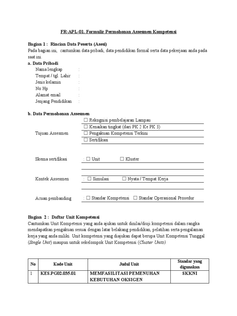 KES - PG02.035.01 Memfasilitasi Pemenuhan Kebutuhan Oksigen | PDF