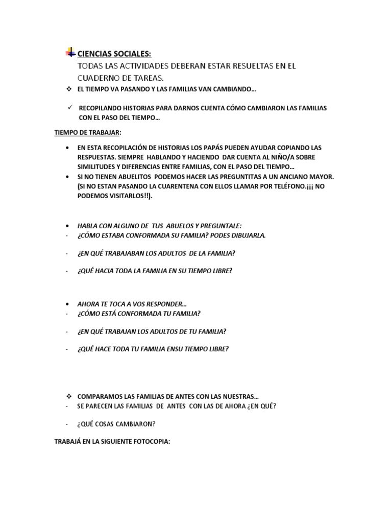 Primer Grado CS - Sociales-Abril | PDF