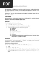 Church Departmental Report Template | PDF | Career & Growth