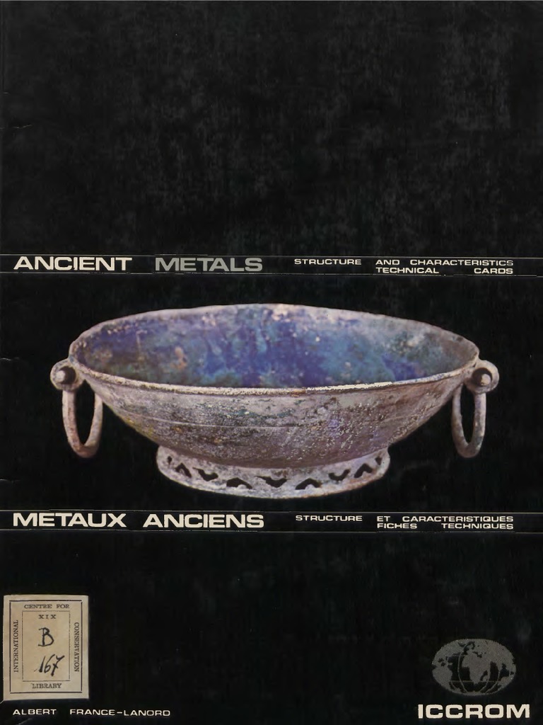 1980 France-Lanord Ancient Metals 9444 Light | PDF | Alloy | Metals