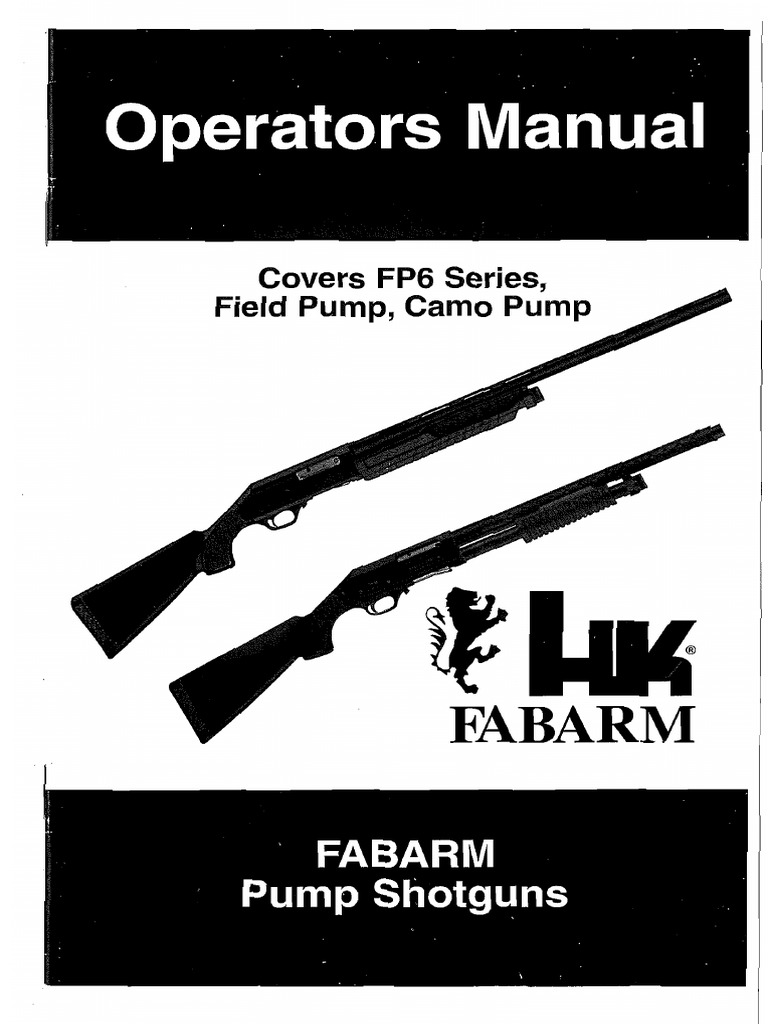 Fabarm Heckler & Koch FP6 Series | PDF