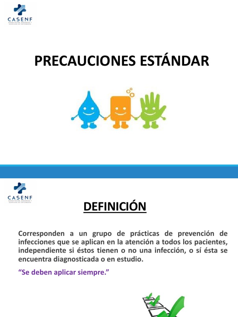 3 PRECAUCIONES ESTANDAR | PDF | Lavado de manos | Higiene