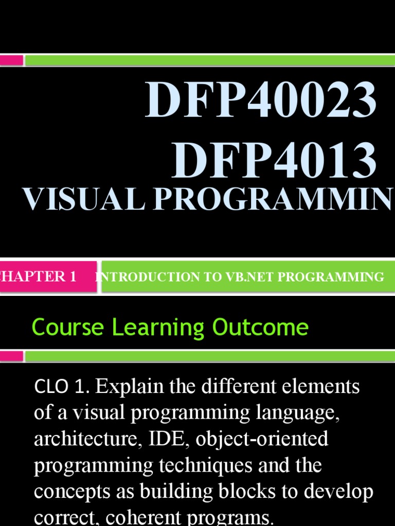 Chapter 1 - Intro To | PDF | Integrated Development Environment | Basic