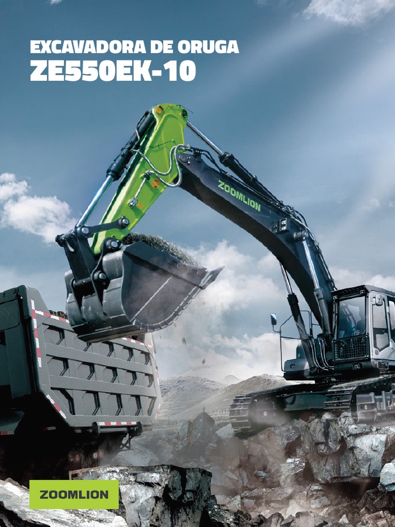Zoomlion Ze 550 Ek 10 Excavadora de Oruga B1fa72c61a | PDF | Metrología | Cantidad