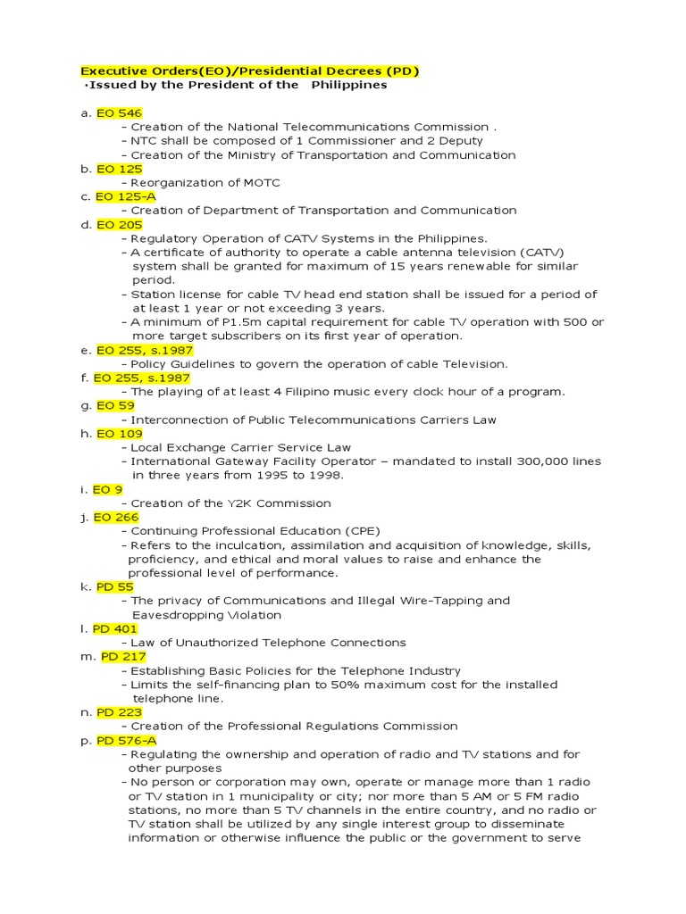 Ece Laws Summary | PDF | Technology & Engineering