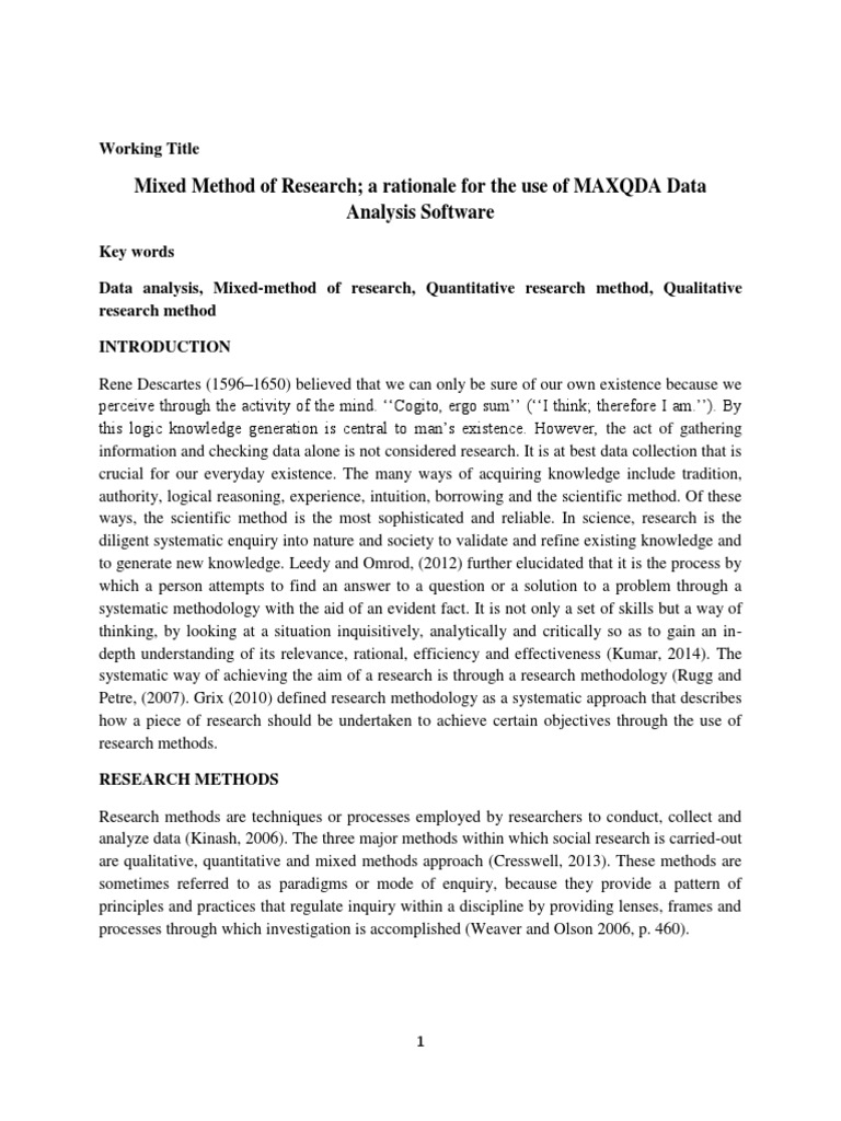 THE PRACTICE OF QUALITATIVE DATA ANALYSIS RESEARCH EXAMPLES USING MAXQDA PDF Technical ...