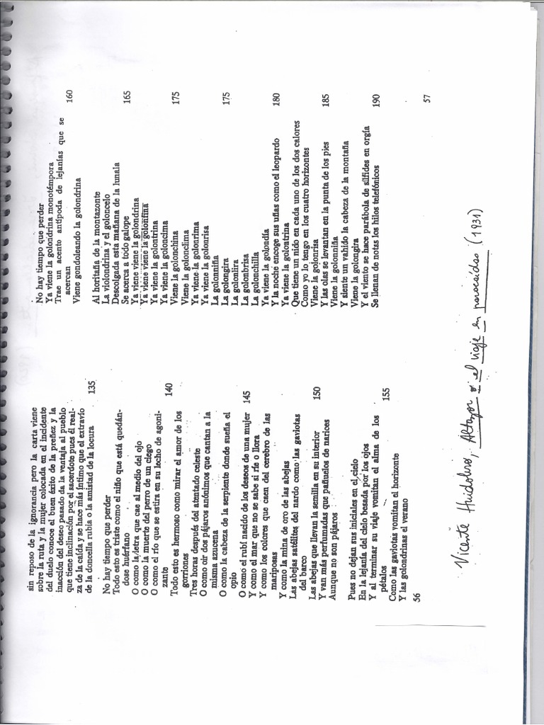 VICENTE HUIDOBRO Altazor | PDF