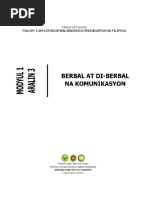 Berbal at Di-Berbal LESSON PLAN | PDF