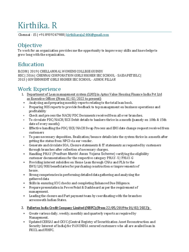 Kirthika - Update | PDF | Business