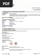 MSDS Oxygen Cylinder | PDF | Oxygen | Chemical Substances