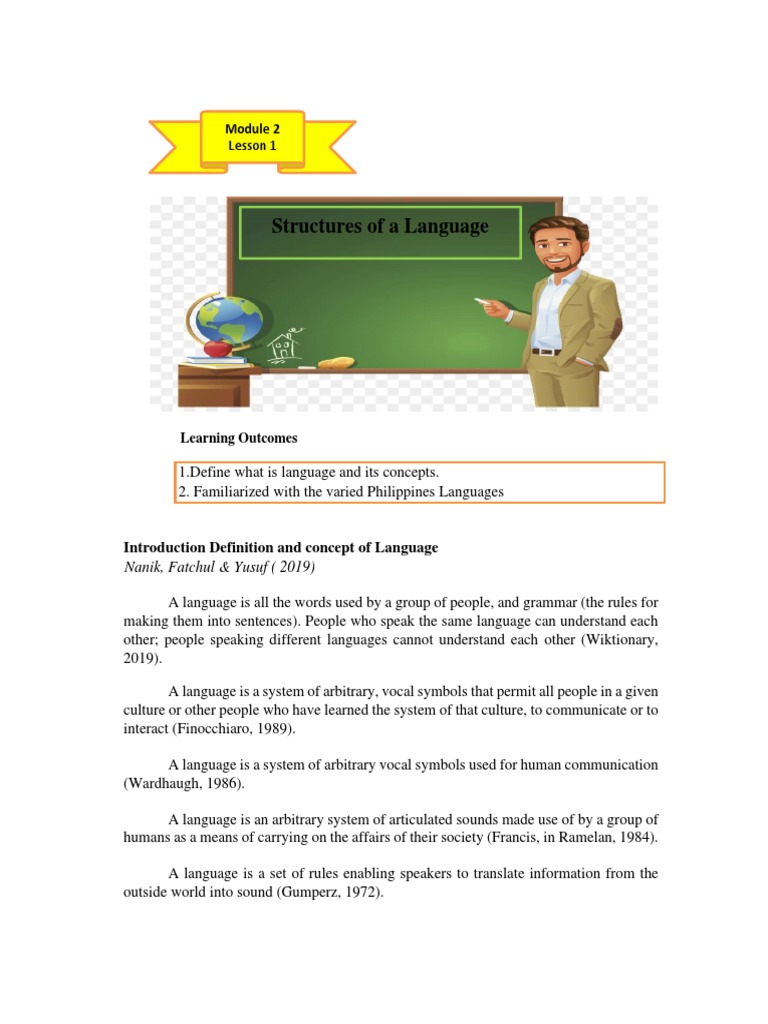 Module 2 | PDF | Tagalog Language | Word