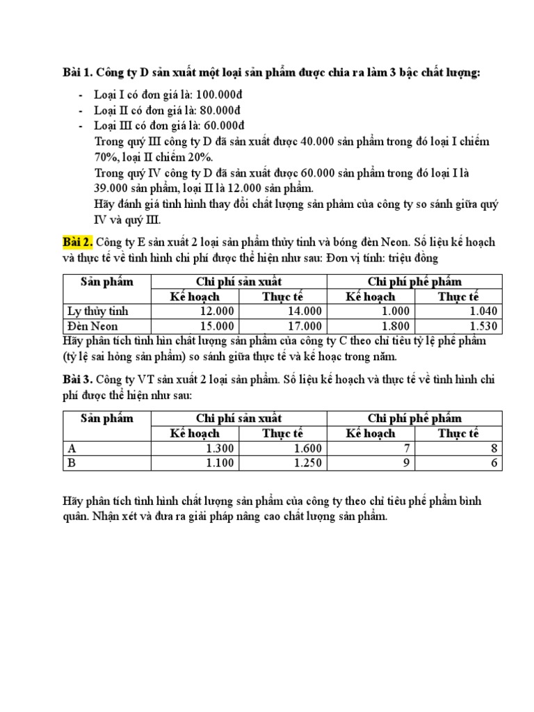 BAI TAP PTHĐKD GUI SV | PDF