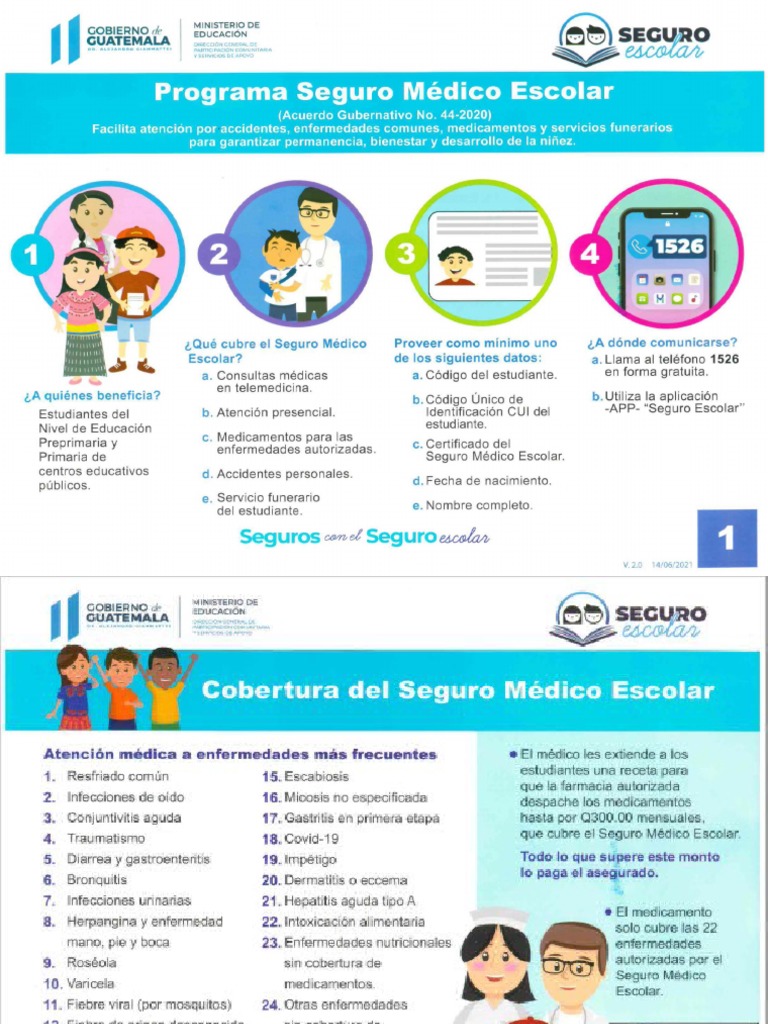 Presentación Seguro Escolar | PDF