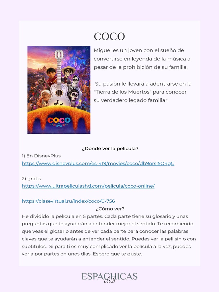 Coco: Guía de Visualización y Análisis | PDF