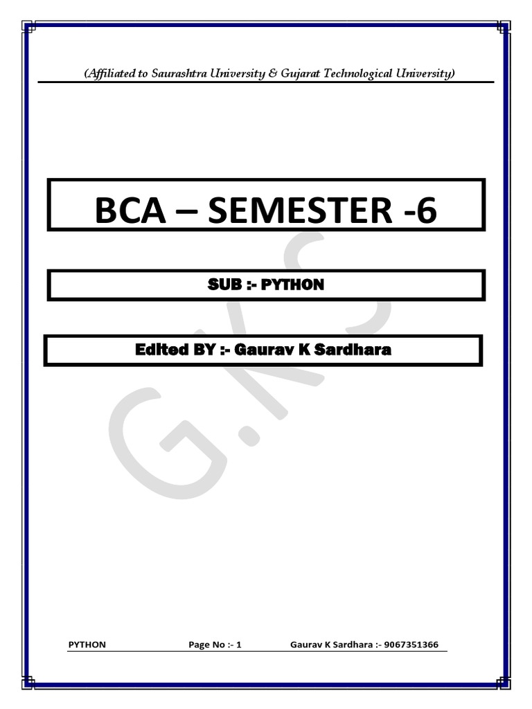 Programming In Python Pdf Python Programming Language Command 1569