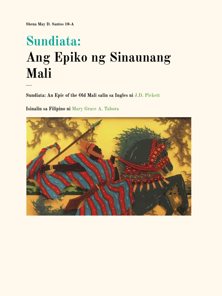 Sundiata - Buod | PDF