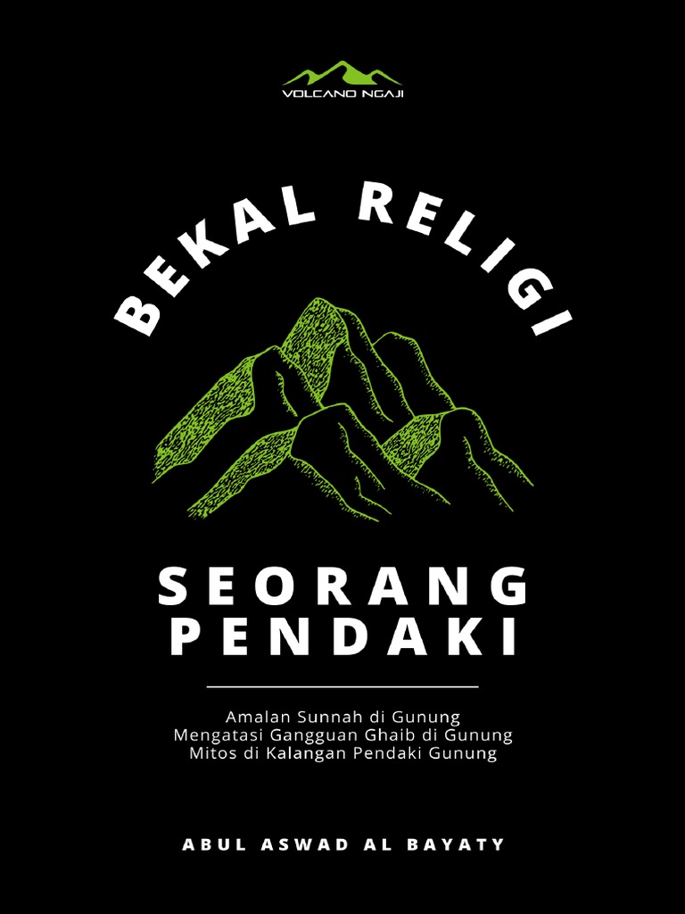 BEKAL RELIGI SEORANG PENDAKI Revisi | PDF
