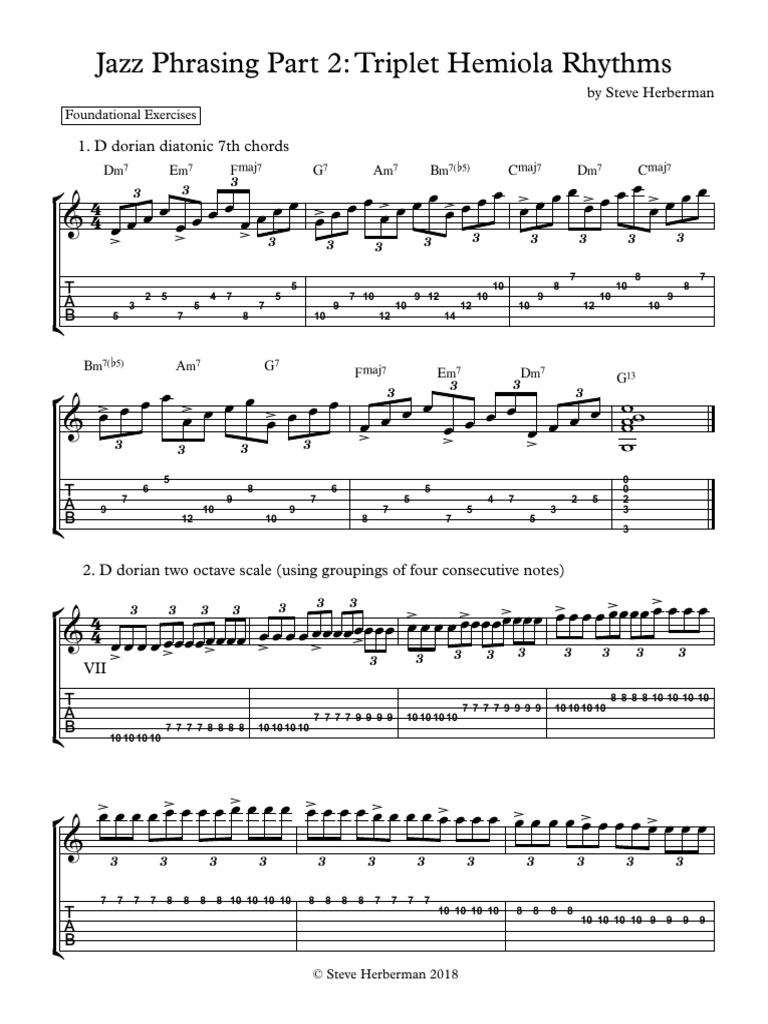 Jazz Phrasing pt.2 | PDF
