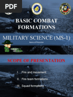 Six Tactical Formations Overview | PDF | Military