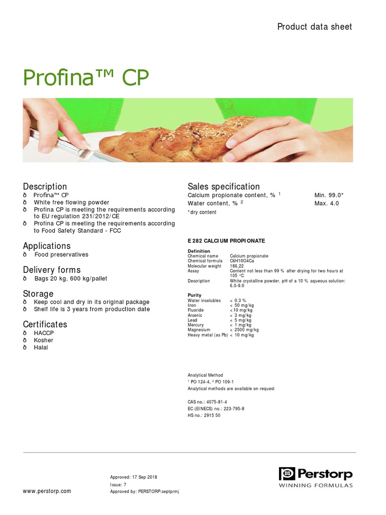 PDS - Profina CP - Eng-2451 | PDF | Physical Sciences | Materials
