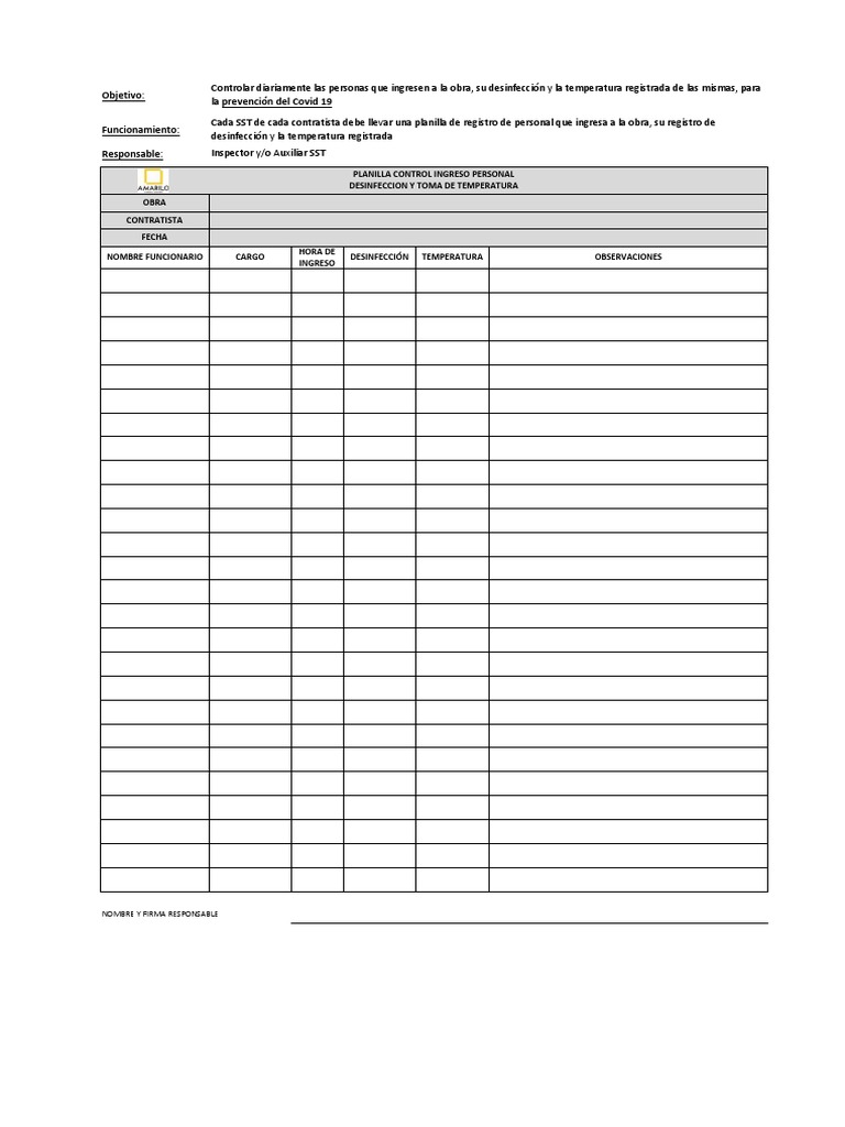 Plantilla Ingreso Personal | PDF