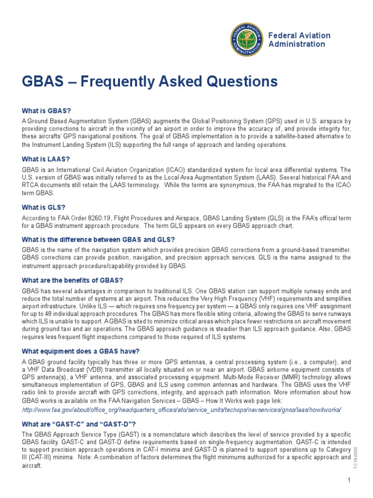 GBAS | PDF