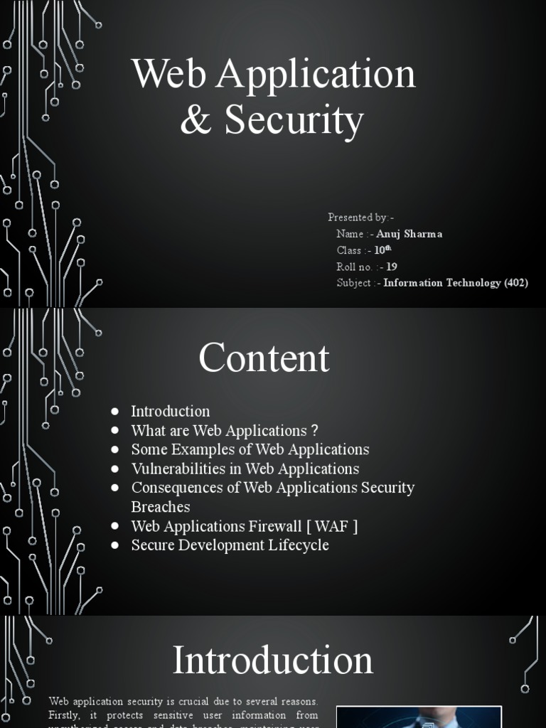 Web Application Security | PDF | World Wide Web | Internet & Web