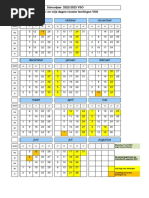 Jaarrooster Studenten 2025 2026 | PDF