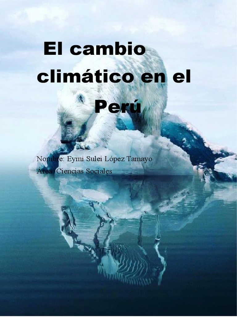 El Cambio Climático en El | PDF | Salud y bienestar