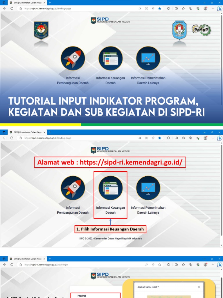 Tutorial Input Indikator Program Kegiatan Di Sipd-Ri | PDF