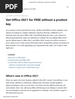 Activate Office 2021 Without Product Key For Free Using Batch File ...