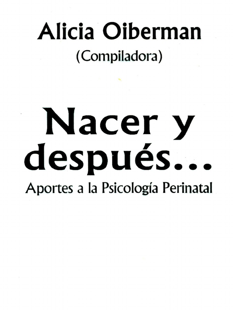 Nacer y Despues | PDF Nacer y Despues | PDF