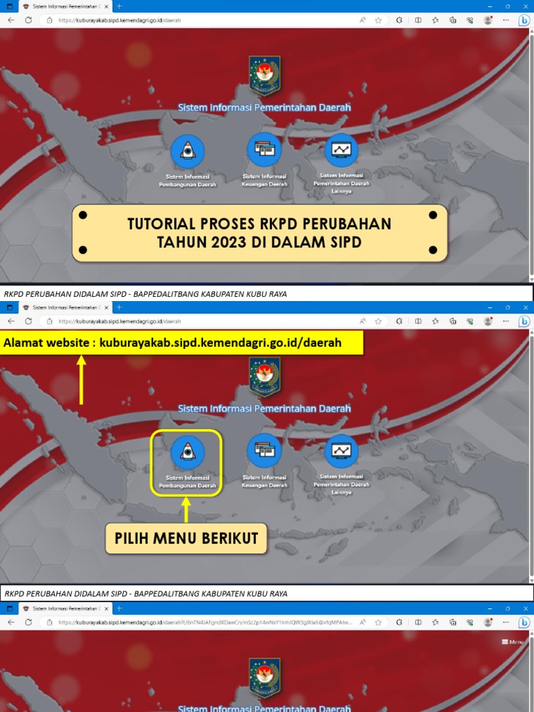 Tutorial Input RKPD Perubahan TH 2023 Di DLM Sipd | PDF