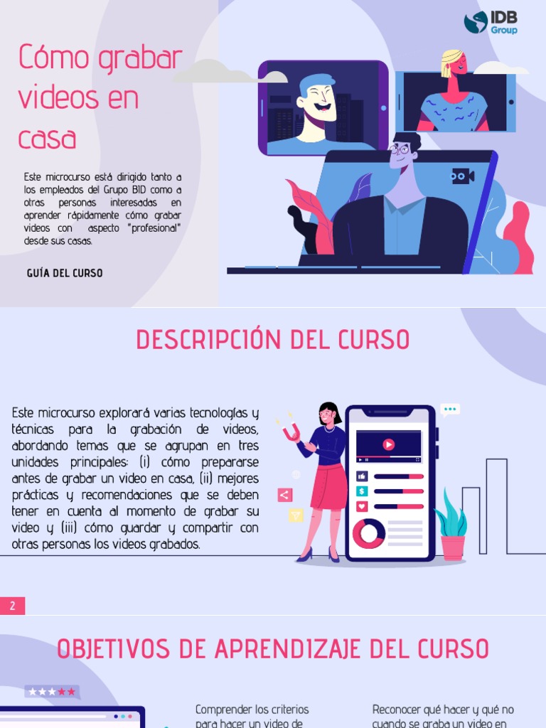 Cómo Grabar Videos Profesionales en Casa | PDF | Vídeo | Tableta