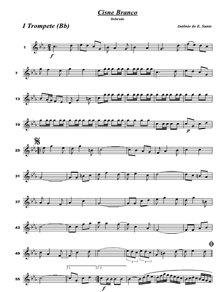 Cisne Branco 1° Trompete | PDF