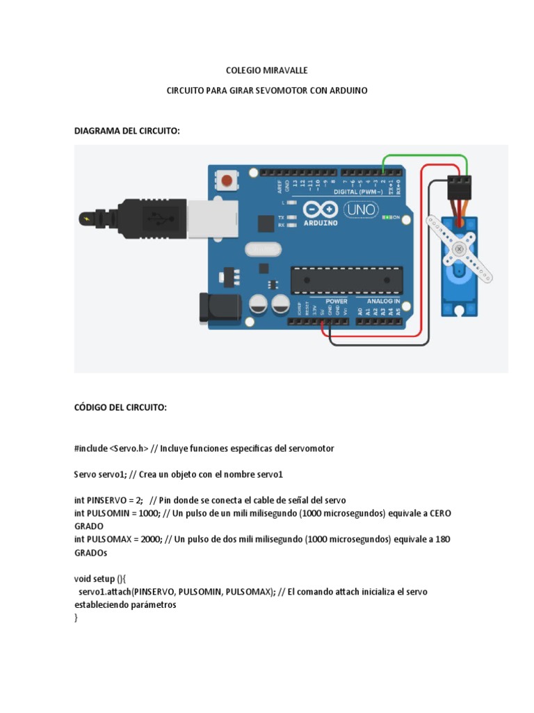 Taller 2 ARDUINO Grado NOVENO | PDF
