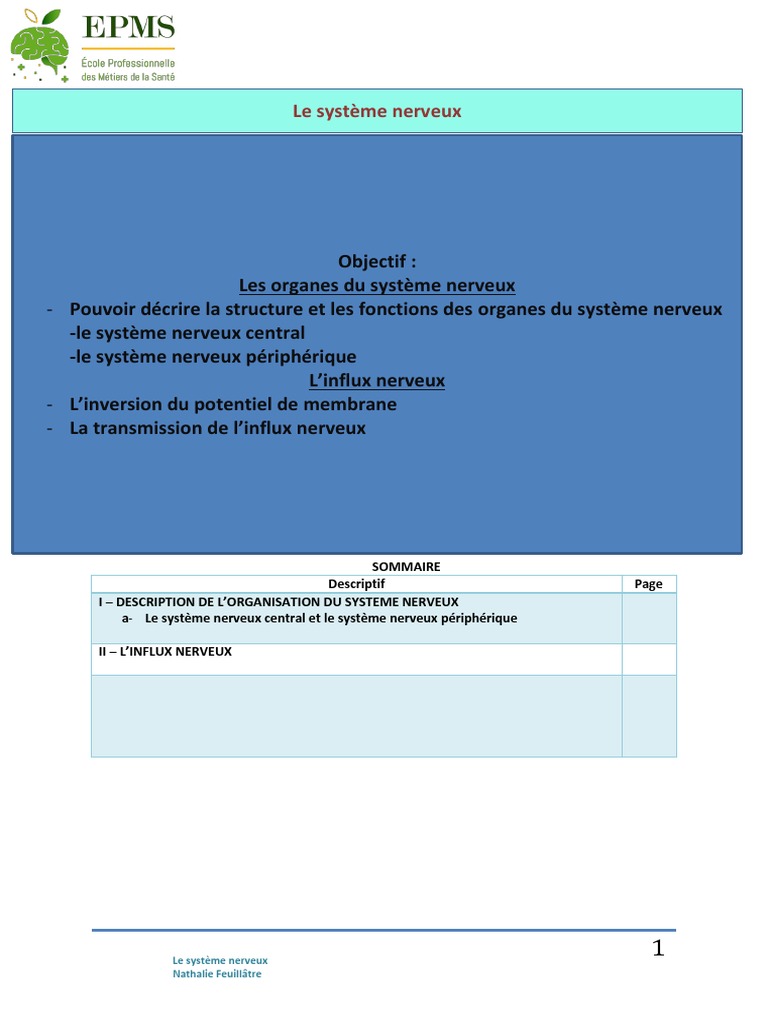 Organisation des nerfs sensitifs | PDF | Nerf | Système nerveux