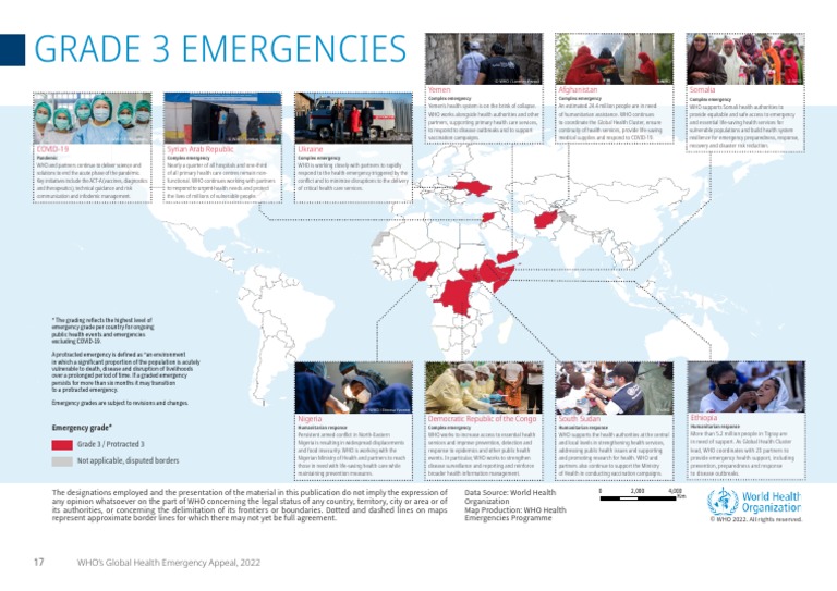 Who Ghea 2022 Grade3 Emergencies Map | PDF | World Health Organization ...