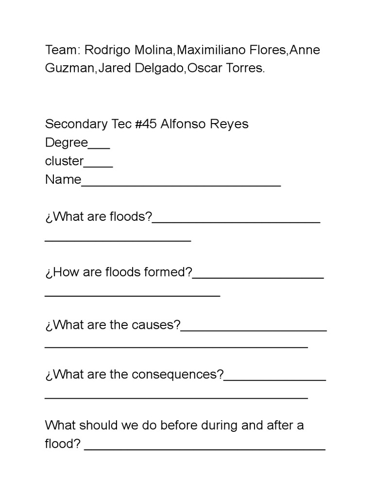 Secondary Tec #45 Alfonso Reyes | PDF