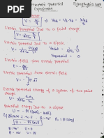 Formula Sheet Class 12 | PDF
