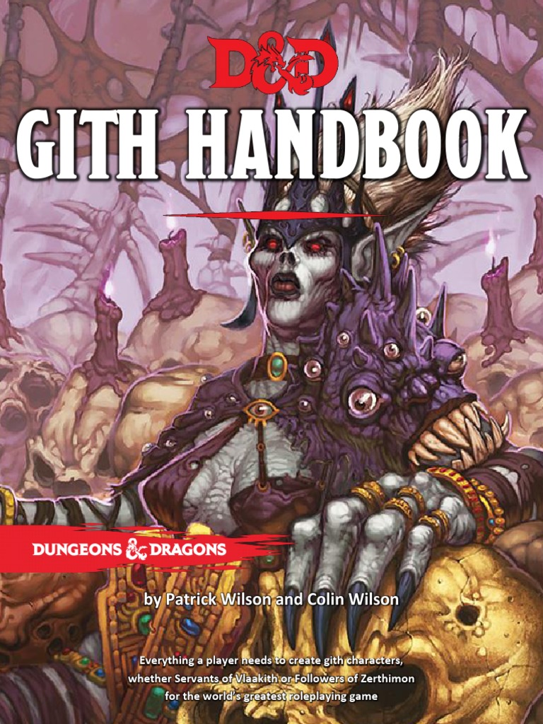 D&D5e - Gith Handbook | PDF