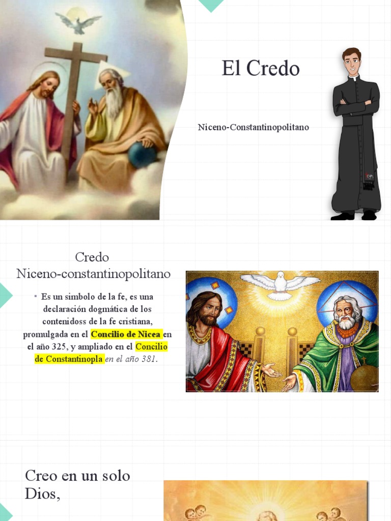 El Credo | PDF | Jesús | espíritu Santo