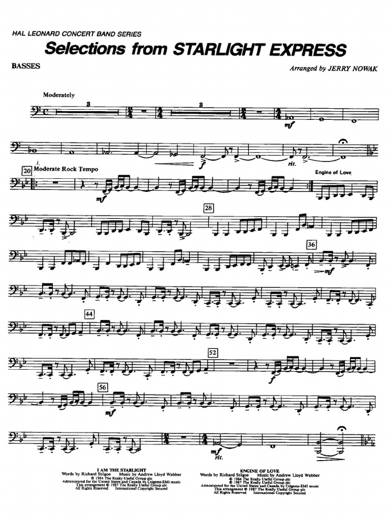 Starlight Express Bass | PDF