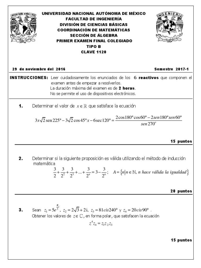 X Sen Sen X X Sen: 2 Cos180 Cos 60 2 180 60 3 2 Sen 225 3 2 Cos 45 ...