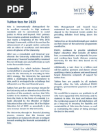 UWI St. Augustine Fee Booklet 2025/2026 | PDF | Banks | Cheque